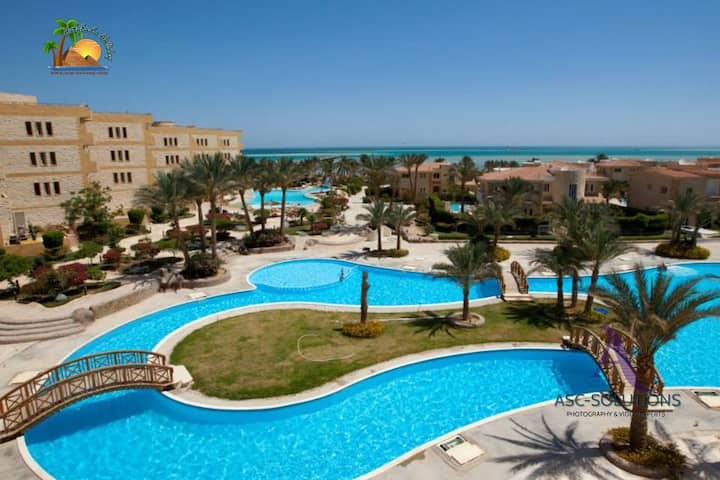 Palma Resort 2-bedroom With Huge Balcony St View - Hurghada