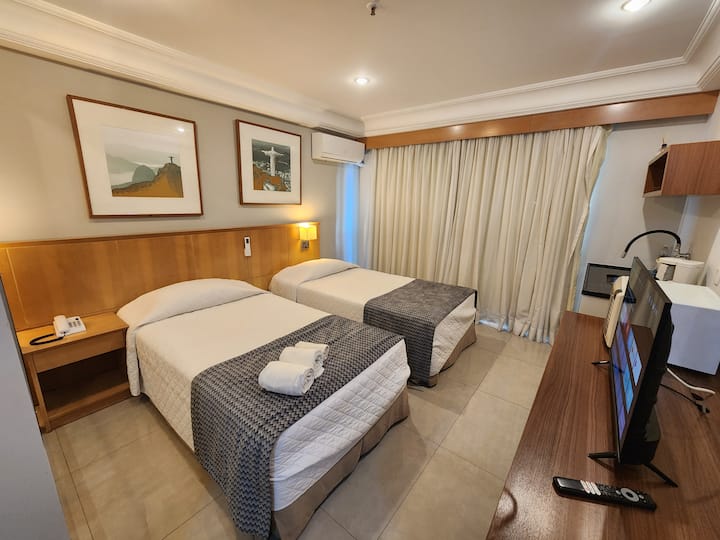 Ap 3.2 Flat Na Barra Da Tijuca A 500m Da Praia - Rio de Janeiro