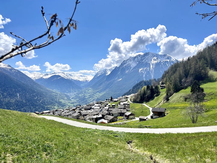 White Stone: Chalet 3 Ch, Belle Terrasse Plein Sud - Verbier