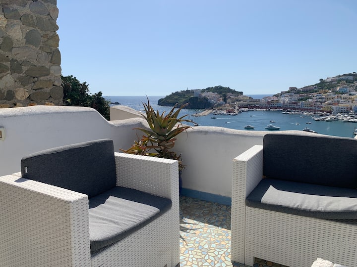 Vista Panoramica Porto -Giancos - Ponza