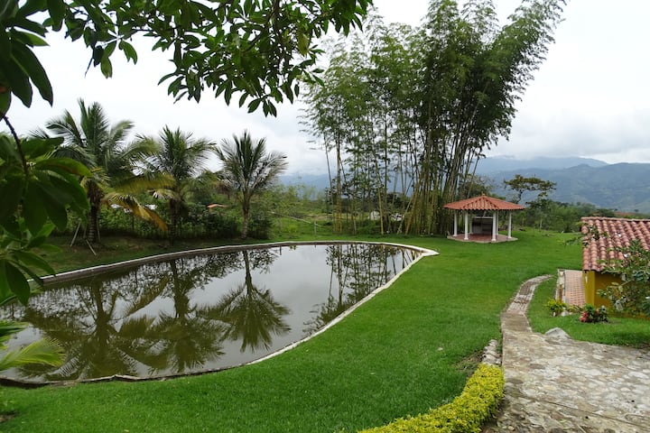 Agradable Casa Finca Con Piscina Natural. - Colombie