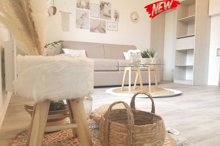 Le Bohemien *Studio 30m²*wifi*parking Prive*calme - Lourdes