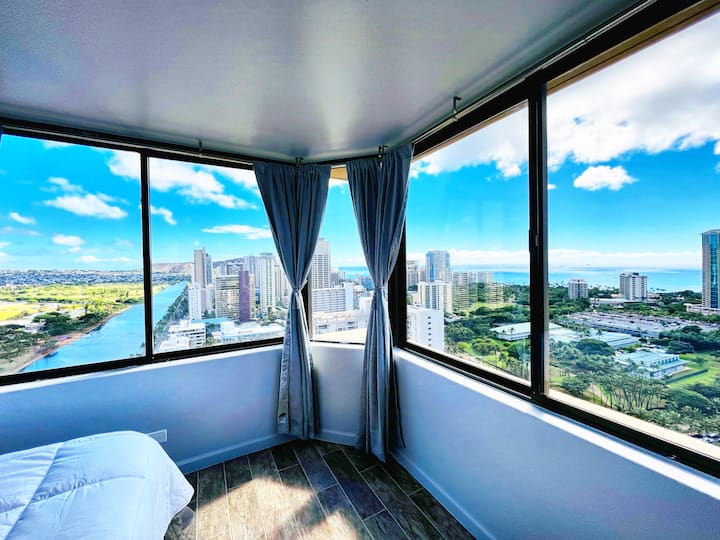 #Stunning Ocean / Diamond Head Corner Unit 32nd Fl - Honolulu