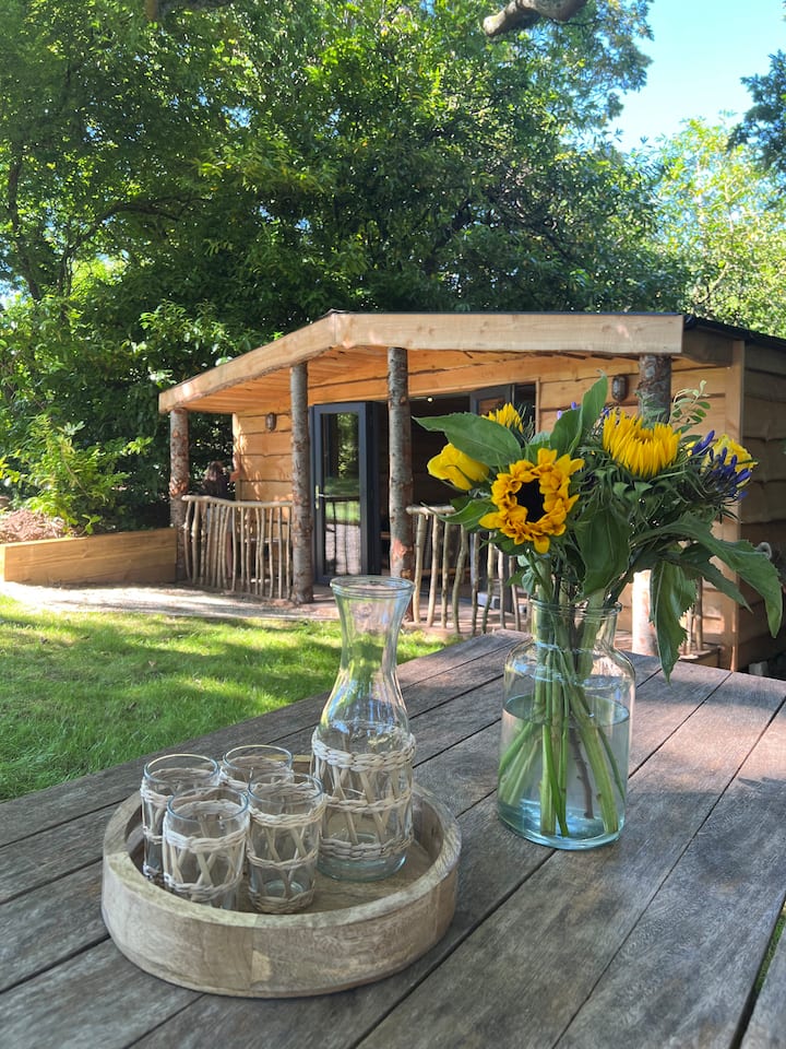 Beautiful Wooden Lodge Hideaway - Totnes