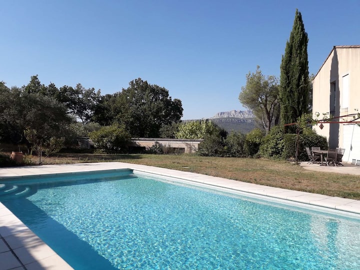 Petite Maison Avec Piscine " Paysages De Cézanne" - Rousset