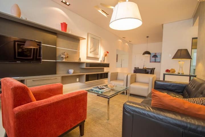 Luxuoso Apartamento Dois Blocos Da Praia - Ipanema