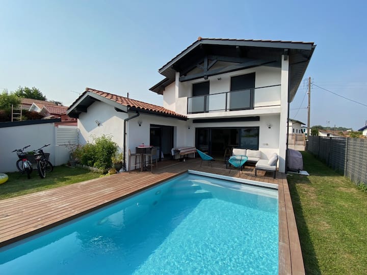 Villa Familiale Avec Piscine à 3 Min Des Plages - Anglet