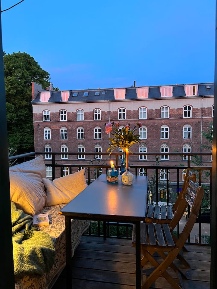 Skøn, Central Lejlighed Med Altan Og Gårdhave! - 코펜하겐