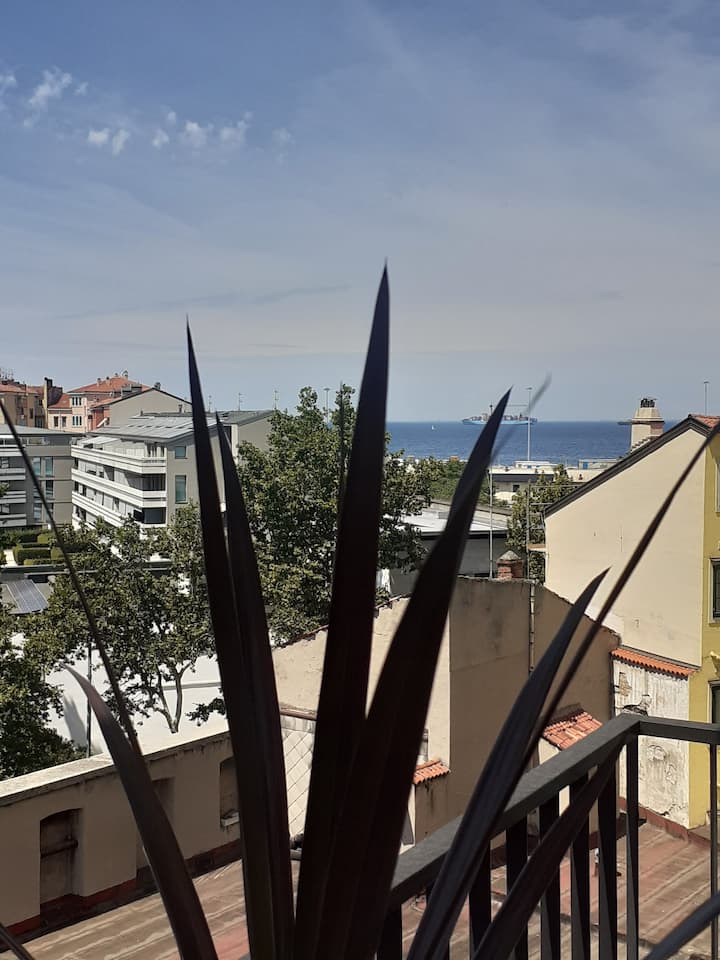 Casa Economo, Luminosa, Balconcino Vista Mare,rive - Ankaran
