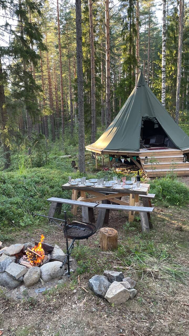 Wilderness Glamping For 2-6 People - Karkkila