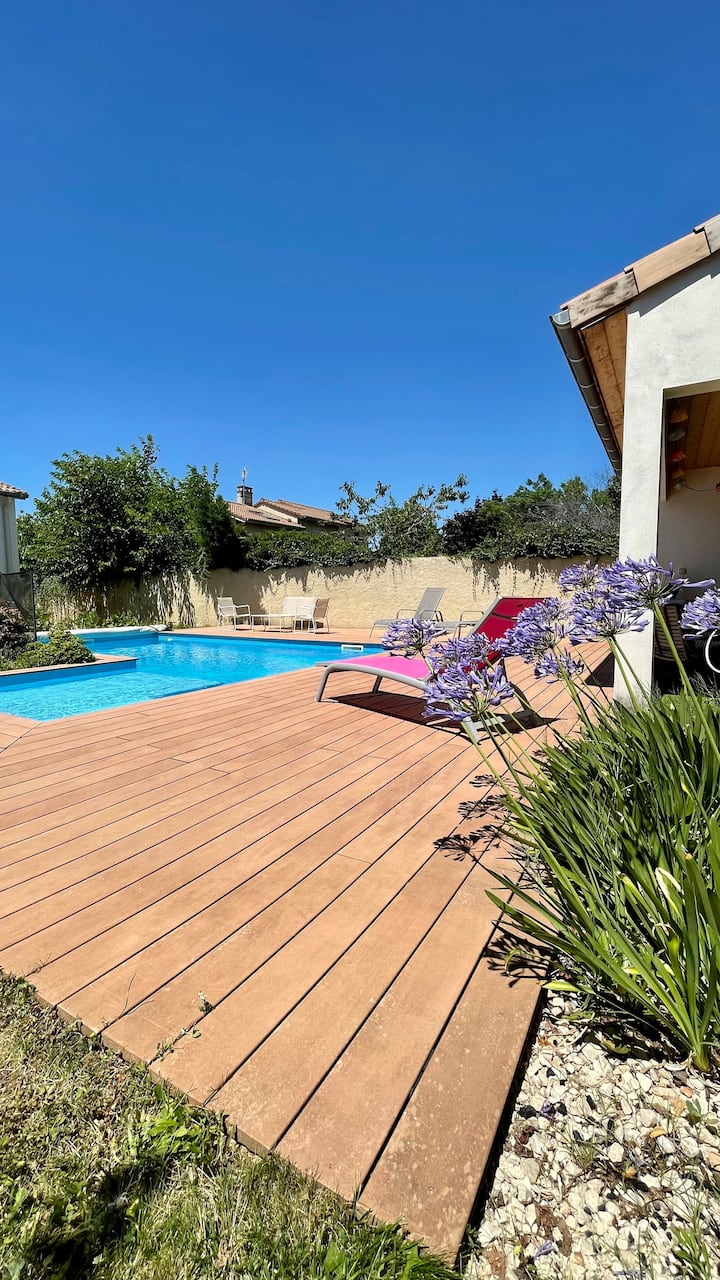 Villa Saturne Avec Piscine - Drôme
