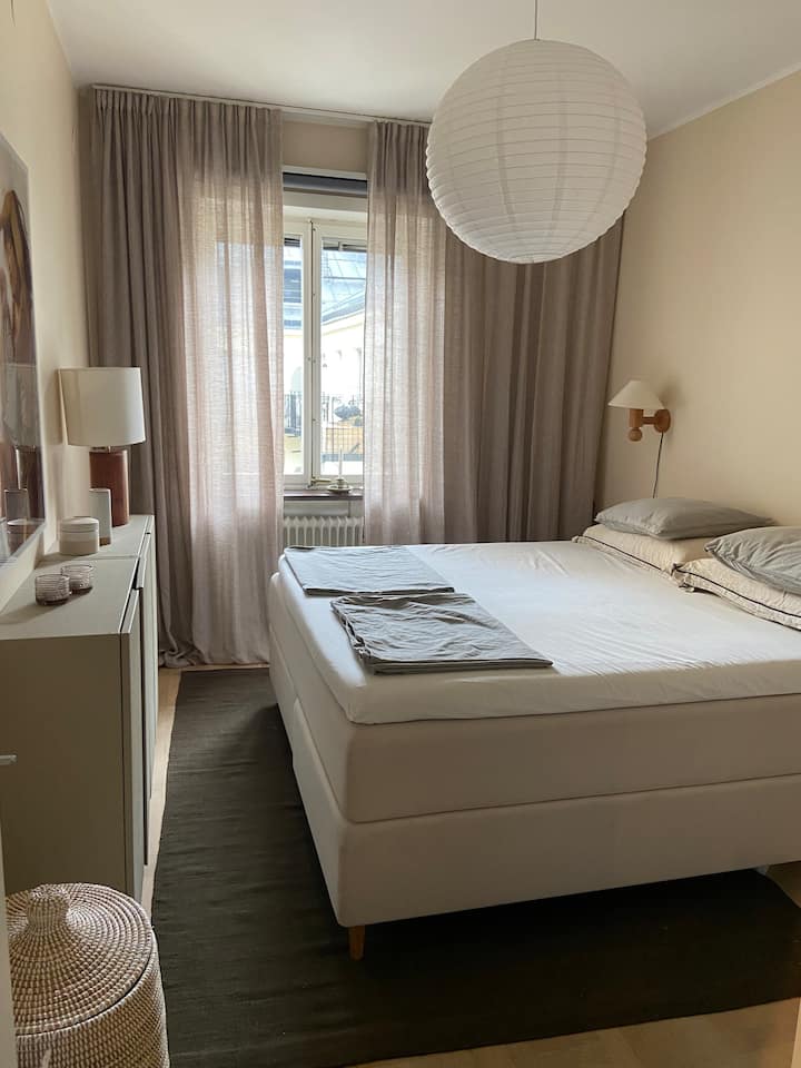 Modern Apartment, 5 Minutes Walk To City Center - Sztokholm