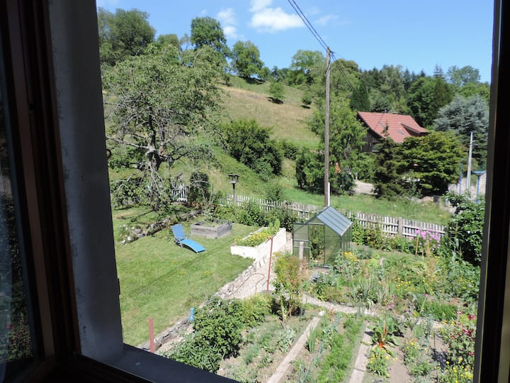 Grande Chambre Dans Maison Ancienne Avec Jardin - Orbey
