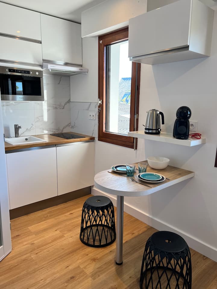 Superbe Studio De Bord De Mer Pour 2 Personnes - Larmor-Plage