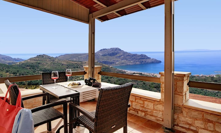 Annaview Top Floor Suite No16 With Amazing Seaview - Plakias