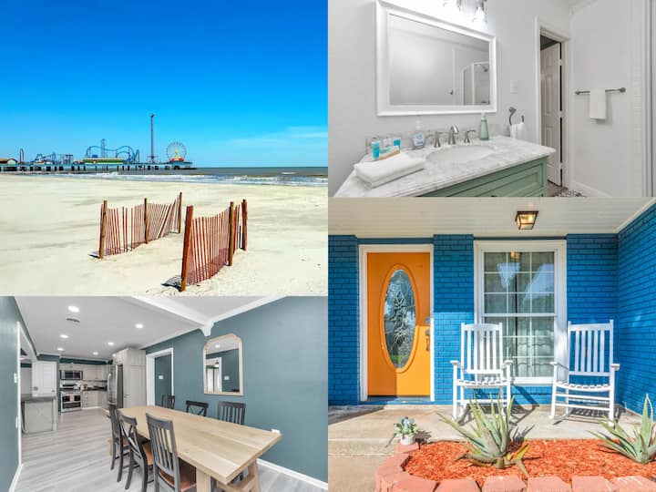 2 Min To Beach | Sleeps 16 | Pleasure Pier - ガルベストン, TX