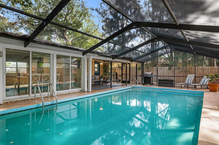 The Bradford Cottage/heated Pool /Mins To Siesta - Siesta Key, FL