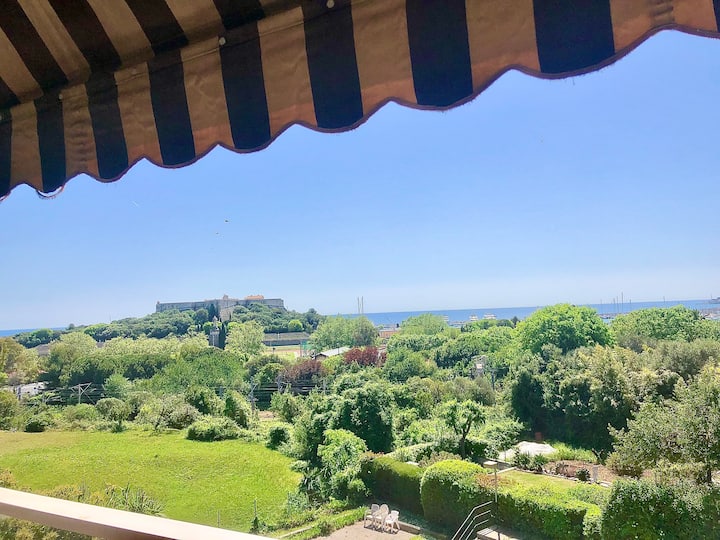 Magnifique Vue Mer Vieille Ville Central Parking - Marineland - Antibes