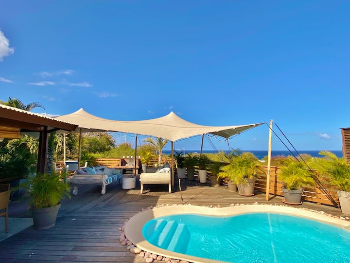 *Villa Etoile Du Lagon* - Piscine Et Vue Océan - La Réunion