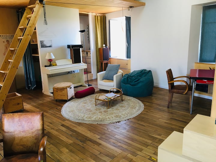 Loft Lumineux Et Calme, Hyper Centre Proche Gare. - Nantes