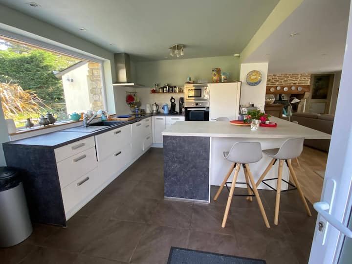 Agréable Maison De Ville  Avec Toute Commodités - Pont-Aven