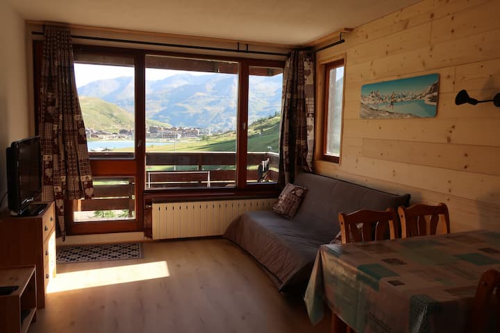 Chez Alexandra, Apt Lumineux 4pers Vue Lac Tignes - Val Claret
