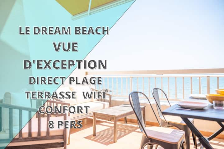 ⭐Le Dream Beach⭐terrasse⭐vue Mer⭐wifi⭐parking - Palavas-les-Flots