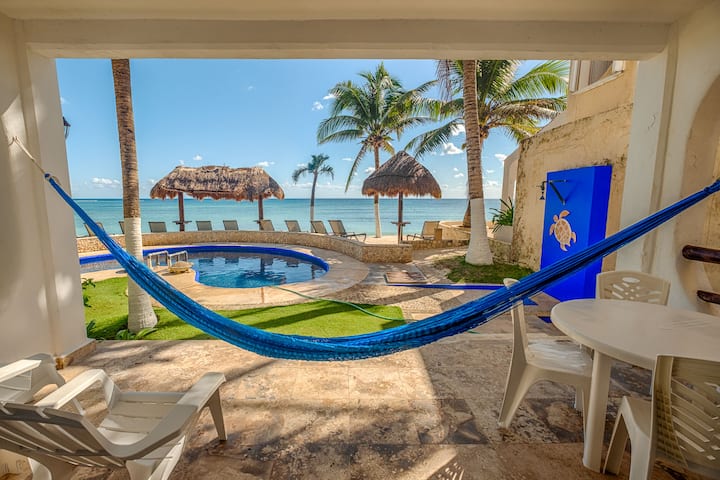 Ocean Front*2 Bed/2 Bath*ground Floor*ac*maid* - Akumal