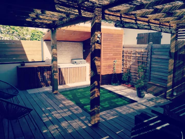 La Capucine, Chalet En Bois à 2 Km De La Plage - Mimizan