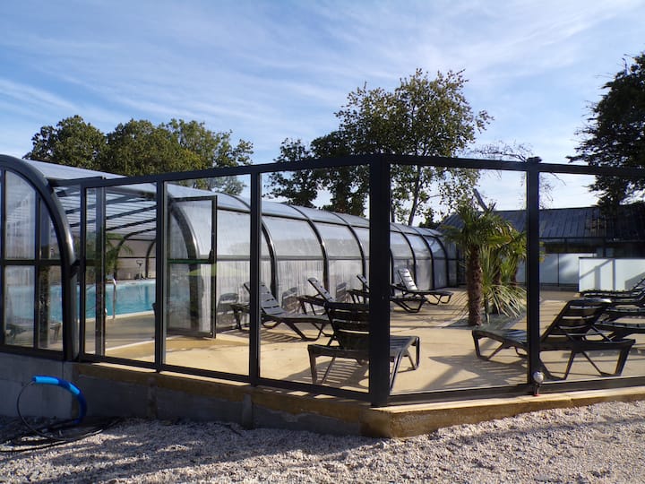 Mobil Home Dans Camping Calme à 5 Min De La Mer - Jullouville