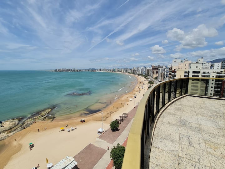 Cobertura De Beira Mar C/piscina E Churrasqueira - Guarapari