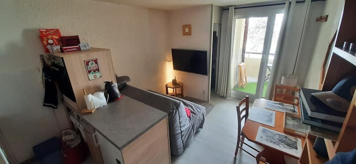 Pied Télésiège Appartement 4 Couchage Village 1800 - Les Deux Alpes, France