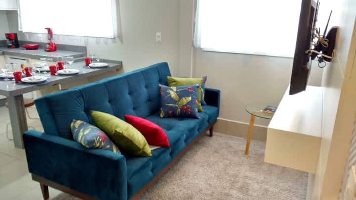 Apto 104 Eça, Bolshoi, Unimed, 4p, Wifi, Estac. - Joinville, Brazil