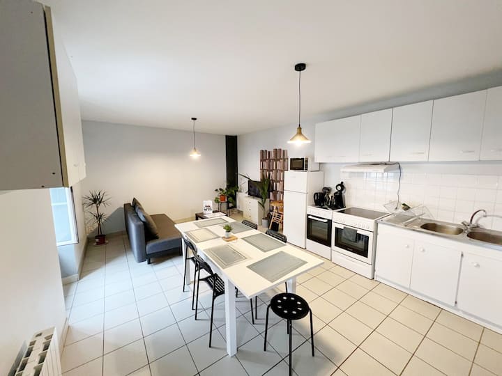 T3 50m2 Lumineux Proche Mairie - Plein Centre - Les Vieilles Charrues