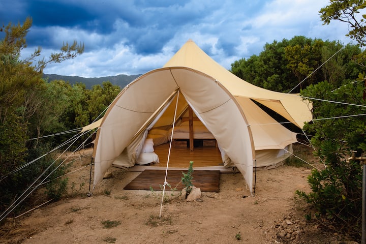 Agri-glamping Ecovita - Tenda Lentisco (5 Persone) - Costa Rei