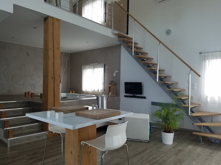 Loft Avec Spa Privé-futuroscope 2adultes+2enfants - Chasseneuil-du-Poitou