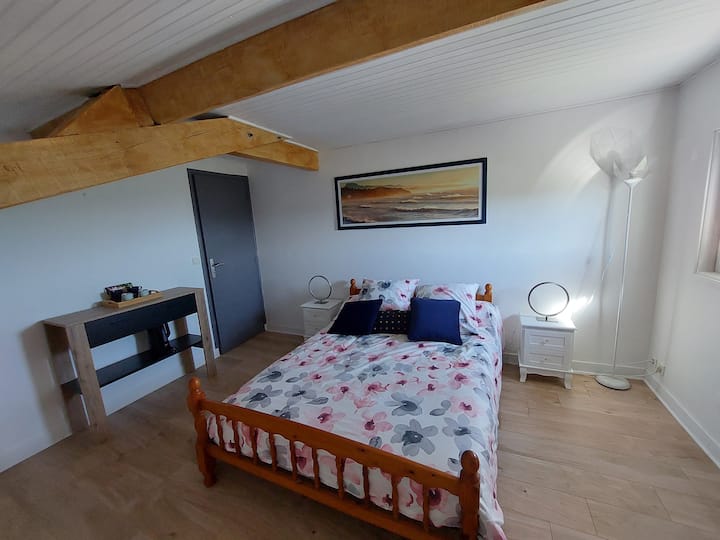 Belle Chambre Avec Vue Sur La Plage D'erromardie - Urrugne