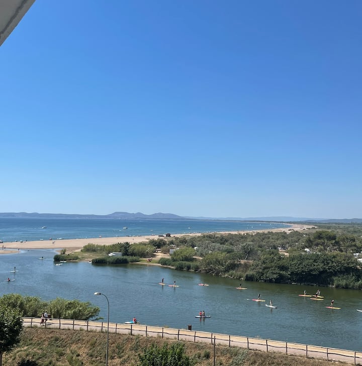 Appartement 2 Chambres Vue Mer 50m Plage Clim - Empuriabrava
