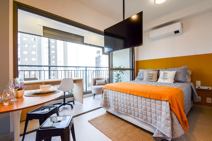 Studio Moema Lindo, Com Localização Privilegiada!! - Moema