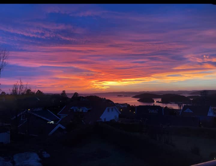 Hus Med Drømmeutsikt, Hage, Nær Sjø Og Dyreparken - Kristiansand