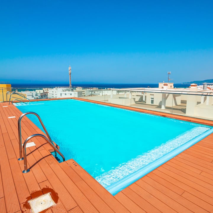 City Apartment With Workspace, Rooftop & Parking - Tarifa