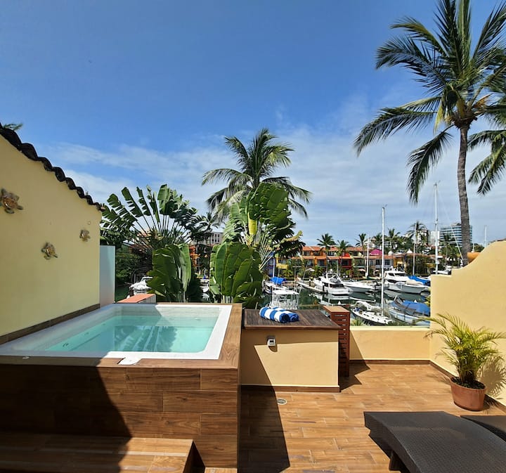 Encantadora Villa En Marina Privada - Puerto Vallarta