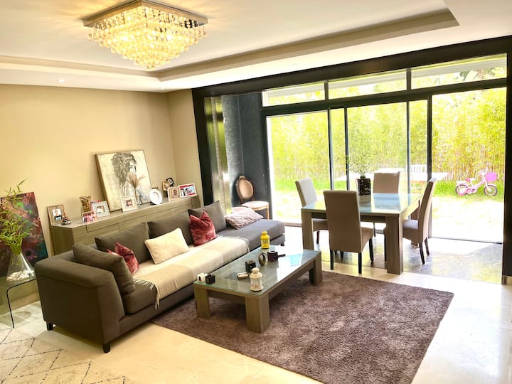 Beautifully Furnished Appartement With Garden - Rabat