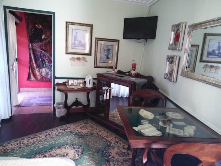 Double Bed And Bathroom In Established Guesthouse - Carletonville