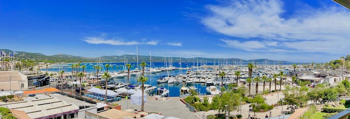 Apt Sur Le Port Magnifique Vue Mer 3 éToiles - Cavalaire-sur-Mer