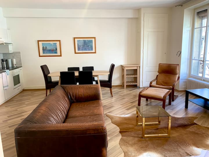 Suite + Adjacent Room In 85m2 Apt Eaux Vives - Genève