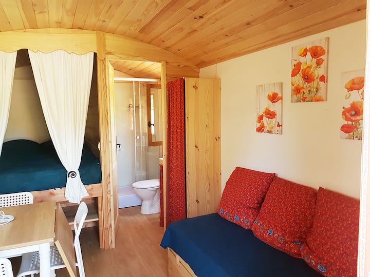 Gîte  Insolite Roulotte  éQuipée Confort - Val-d'Oise