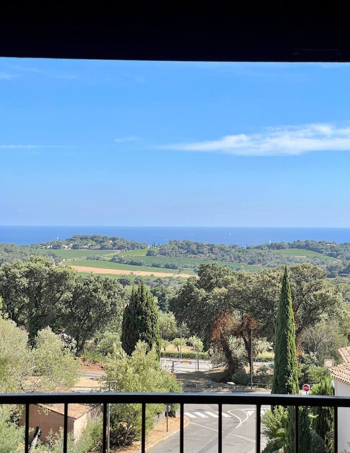 Horizon Bleu:vue Mer, 2 Chambres, Parking, Piscine - Ramatuelle