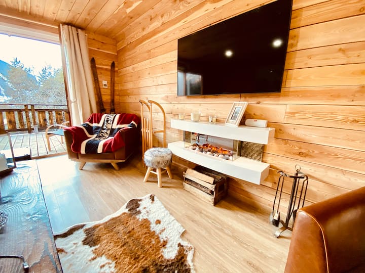 Chalet Mitoyen Aux Portes Du Parcours Santé - Auron
