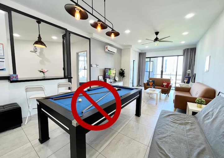 Melaka{atlantis} 3br/sea-view/8-pax/cuckoowater - 말라카